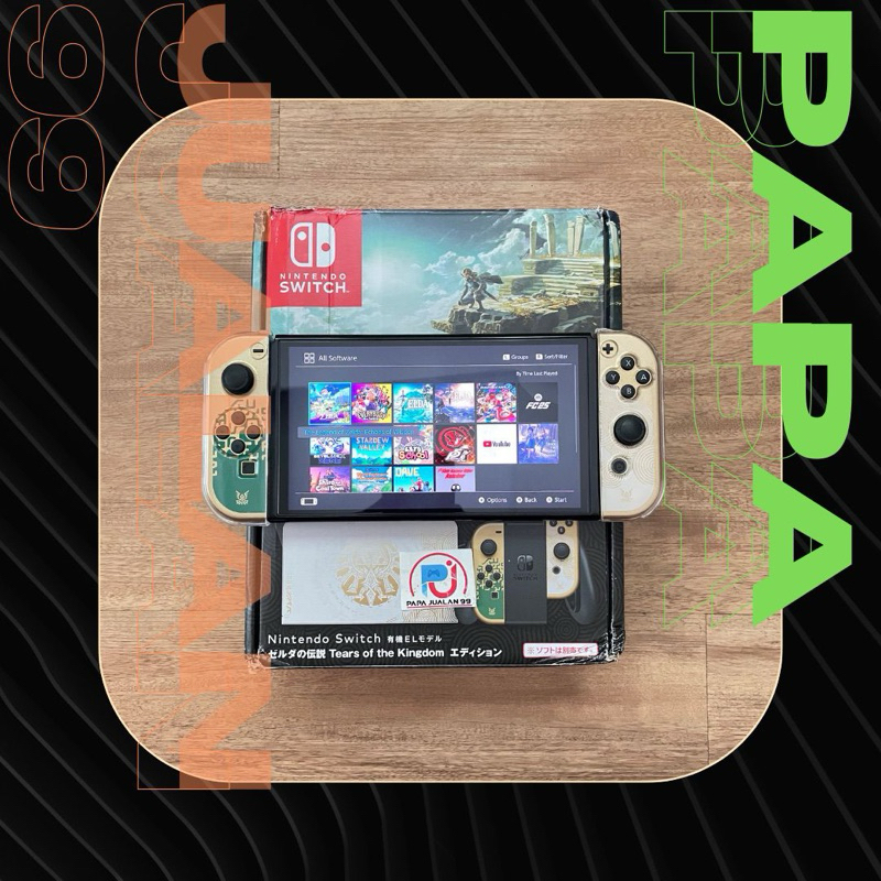 Jual nintendo switch oled cfw zelda totk edition | Shopee Indonesia