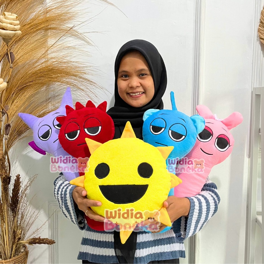 Jual Boneka Sprunki Boneka Horor Game Incredibox Wenda Pinki 40cm ...