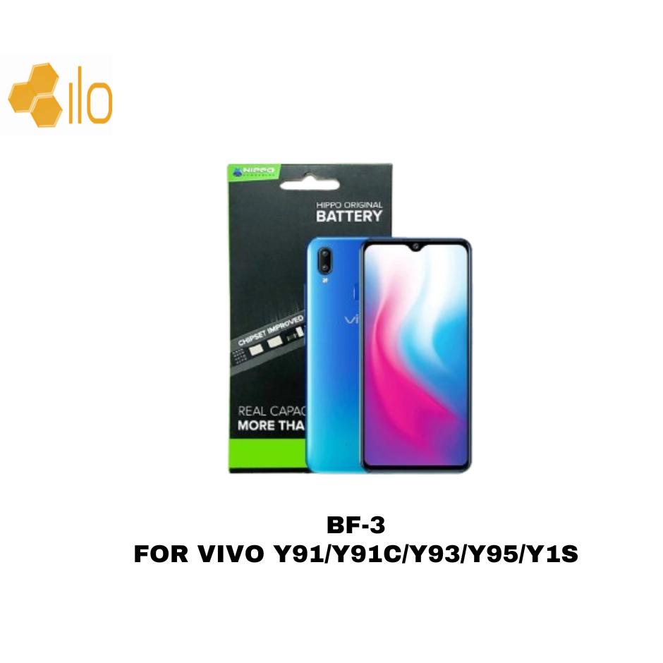 Jual Hippo Baterai Vivo B-F3 For Y91 / Y93 / Y95 / Y91C / Y1S | B-F3 ...