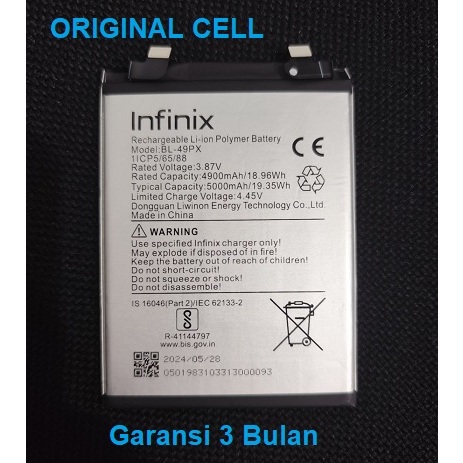 Jual Baterai Battery Infinix GT10 Pro Zero 30 5G Note 30 Pro VIP BL ...