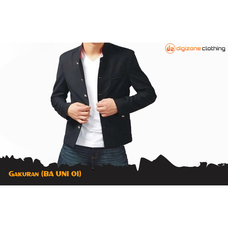 Jual [PRE ORDER] Gakuran Seragam Jepang Hitam - BA UNI 01 | Shopee ...