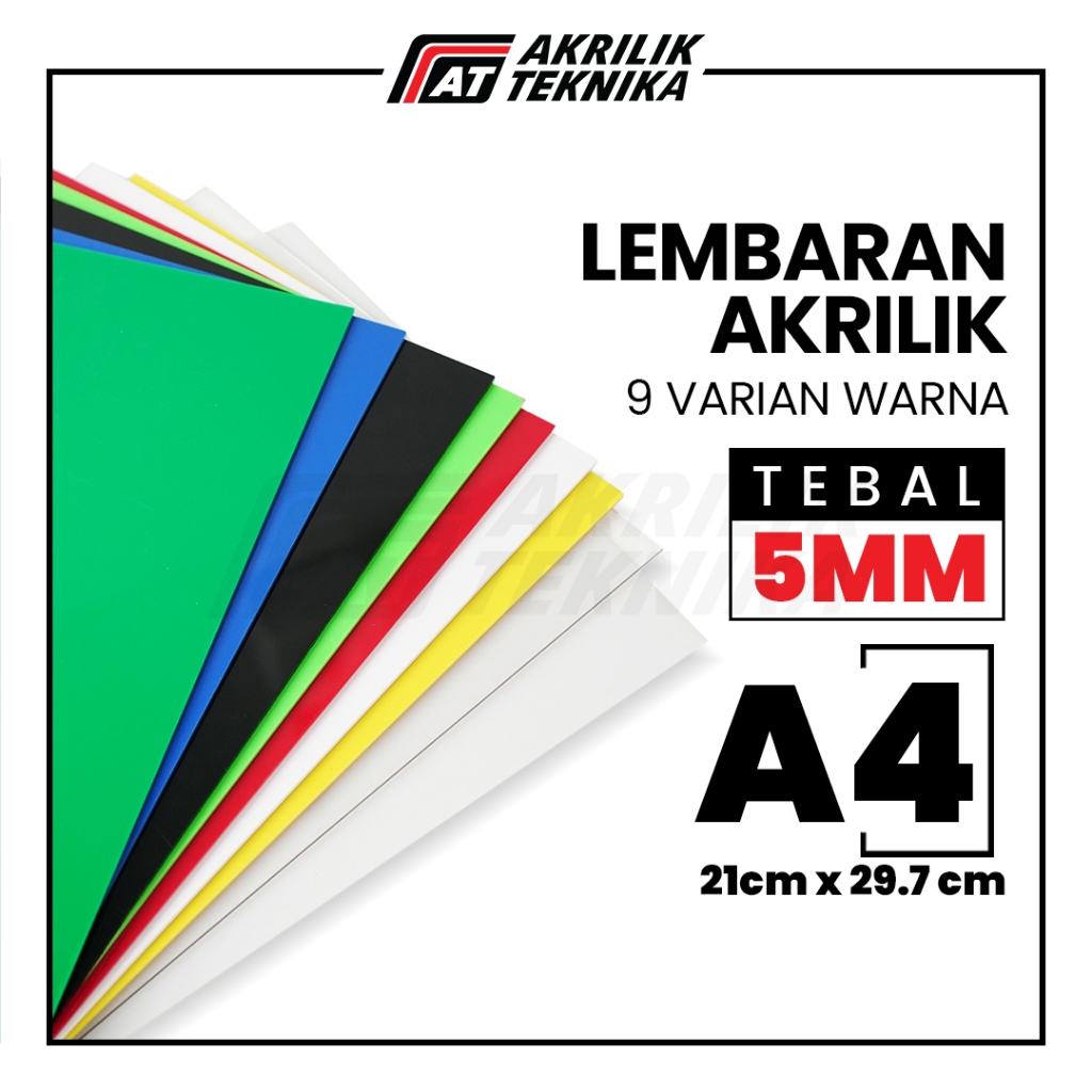 Jual Lembaran Akrilik A4 5mm / Acrylic Sheet Clear / Akrilik Warna | Shopee Indonesia