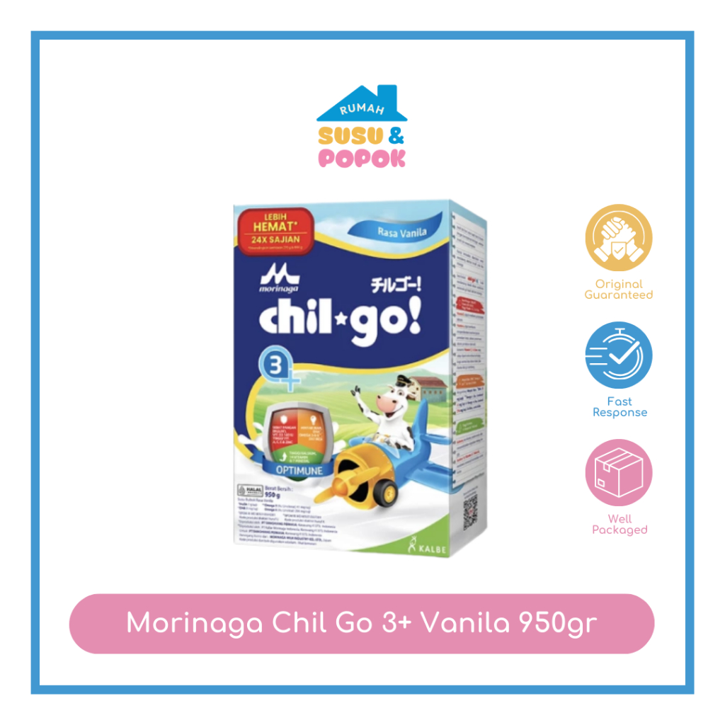 Jual Morinaga Chil Go 3+ Vanila 950gr | Shopee Indonesia