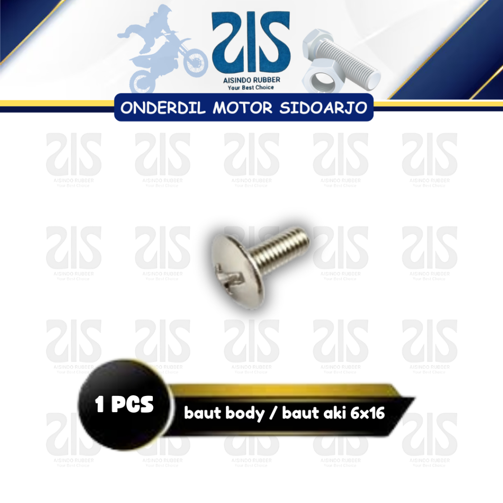 Jual Baut Body 6x16 Nekel Baut Box Aki Grand 6x16-Baud Payung Polos ...