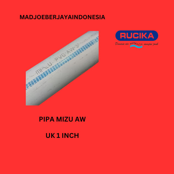 Jual Pipa PVC AW Mizu 1 inch | Shopee Indonesia