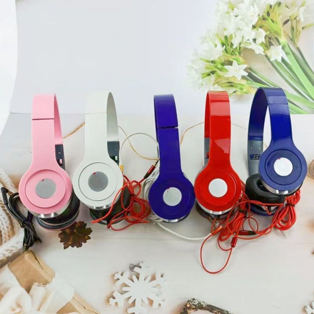 Jual Headphone Bando Kabel / Headset Wired With Mic / Earphone Music ...