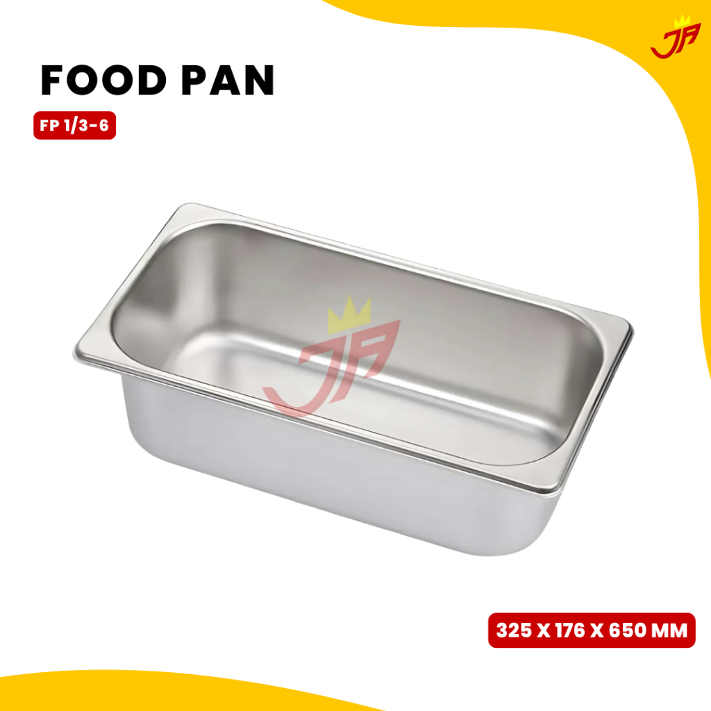 Jual Nampan Stainless / Food Pan FP 1/3-6 / FP 1/3 Tinggi 150 MM / Food ...