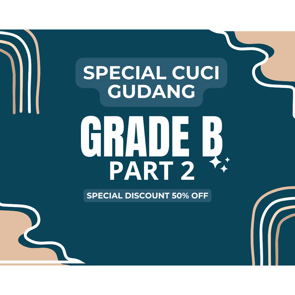 Jual !!CUCI GUDANG RIJECT GRADE B PILIH KODE BISA COD PART 2 | Shopee ...