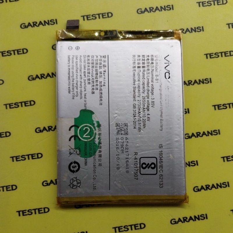 Jual Baterai VIVO Y55 • Y55s Model B-B1 • V7 Plus Bekas Ori Copotan ...