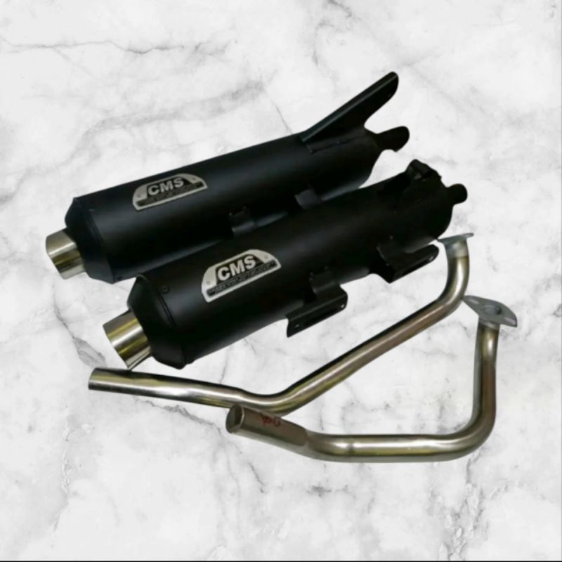 Jual knalpot std racing cms all matic honda yamaha beat mio vario suara ...