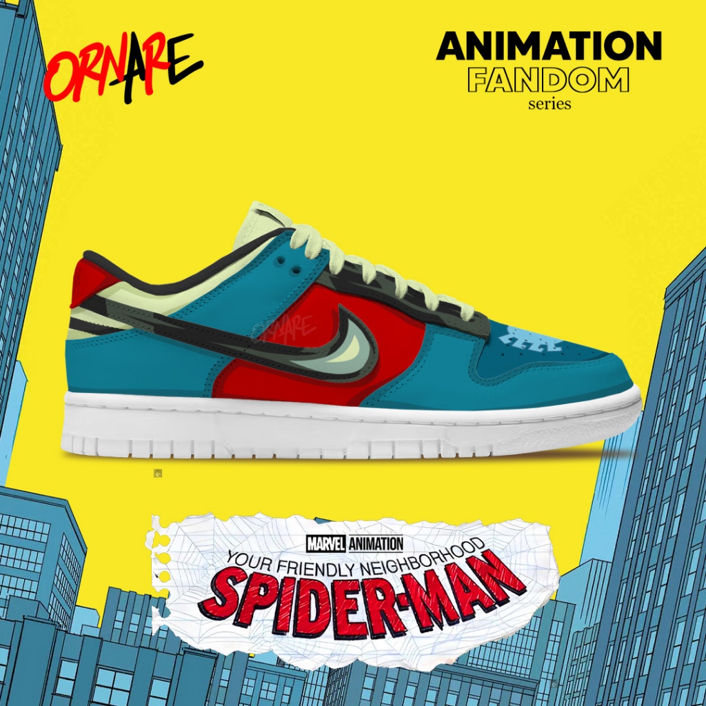 Jual Nike Dunk Low - Your Friendly Neighborhood Spider-Man : Homemade ...