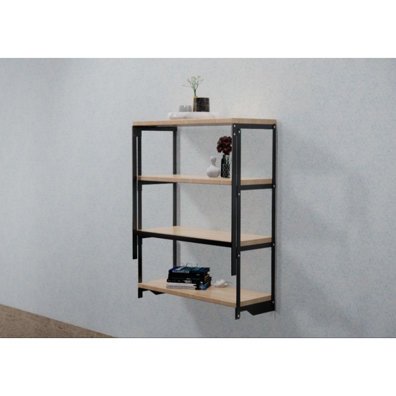 Jual Meja Dan Rak tempel dinding Susun Lipat Praktis Multi-fungsi ...