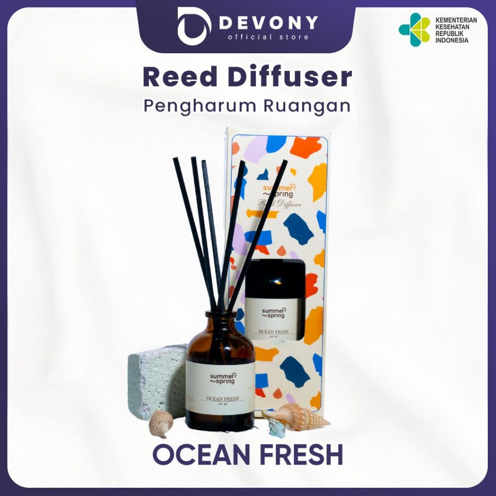 Jual Summer Spring Reed Diffuser Aromatherapy Pengharum Ruangan 40ml ...