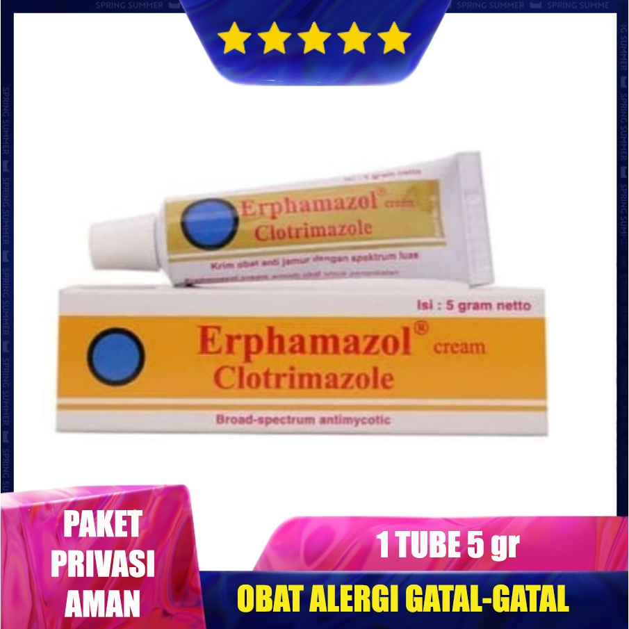 Jual Erphamazol Salep Krim Gatal Clotrimazol 5gr Untuk Membantu Atasi ...