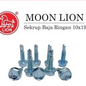 Jual [ISI 1.000 PCS] MOON LION Baja Ringan 10x19mm/ Sekrup baja ringan ...