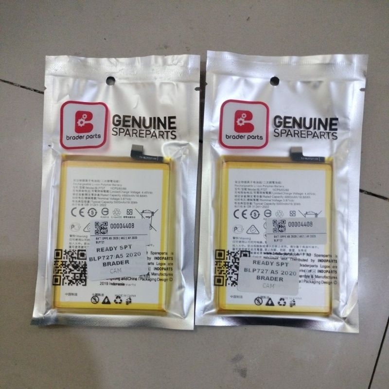 Jual BATRE BATERAI OPPO A5 2020/A9 2020(BLP 727/BLP727) DABLE IC BRADER ...