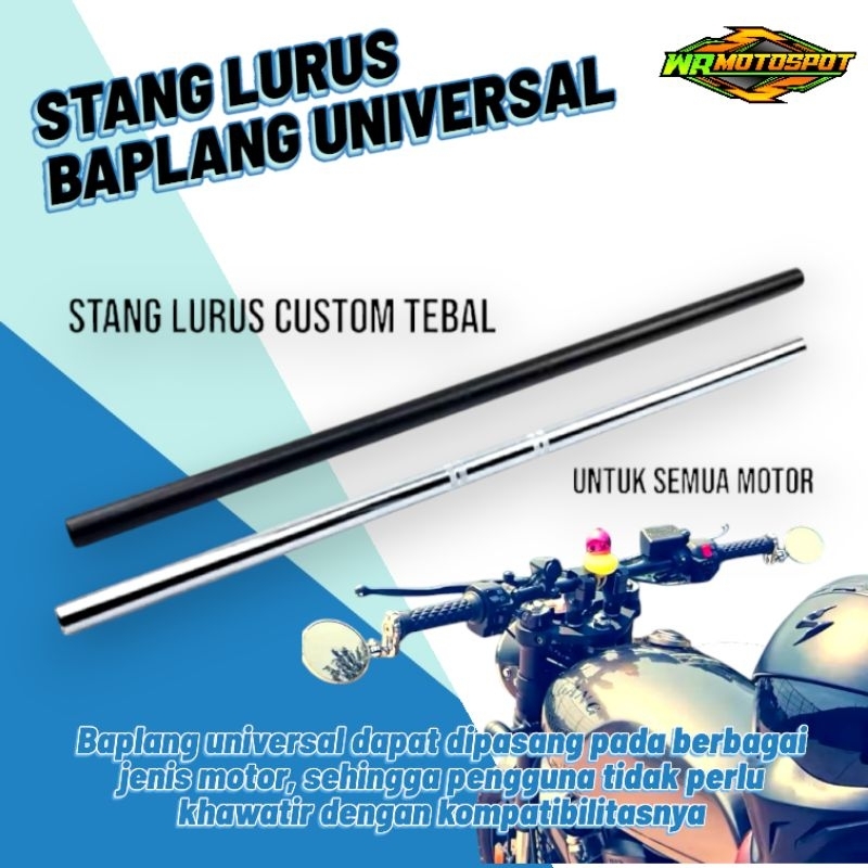 Jual Stang lurus stang street cup stang fighter baplang universal bahan ...