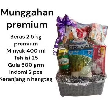 Jual hampers lebaran/paket sembako/Topiko Munggahan Premium Beras 2.5 ...