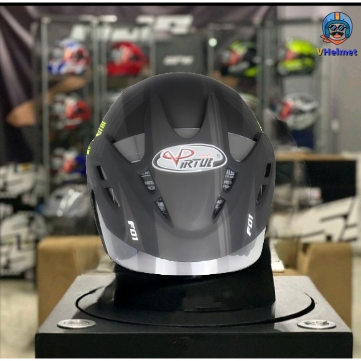 Jual Helm Motor Half Face VIRTUE Hard Gear Original SNI | Shopee Indonesia