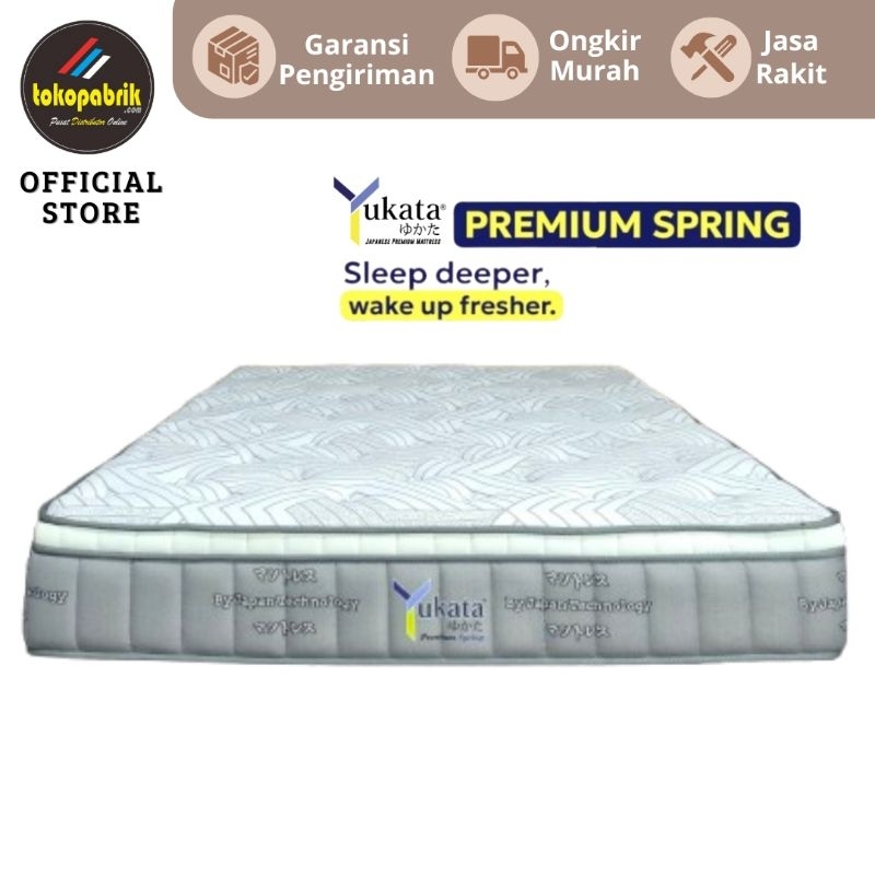 Jual Springbed Yukata Premium Spring Tebal 28 cm / Kasur Springbed Yukata Original Bergaransi ...