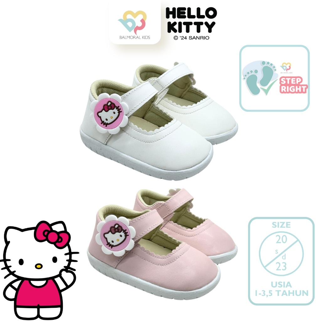 Jual Balmoral Kids Sepatu Sandal Cicit Anak Girls Hello Kitty Usia 1 ...