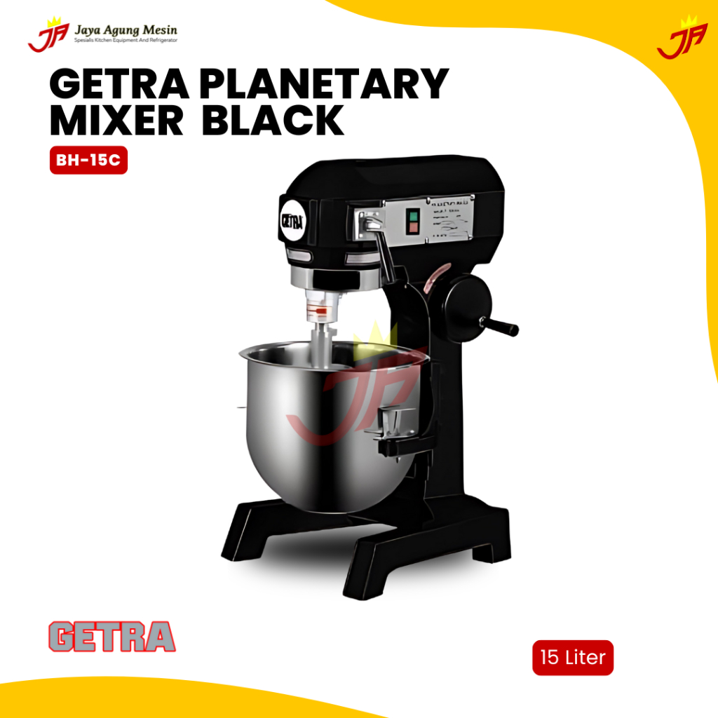 Jual GETRA Planetary Mixer BH-20C Black / Mixer Roti 20 Liter GETRA ...