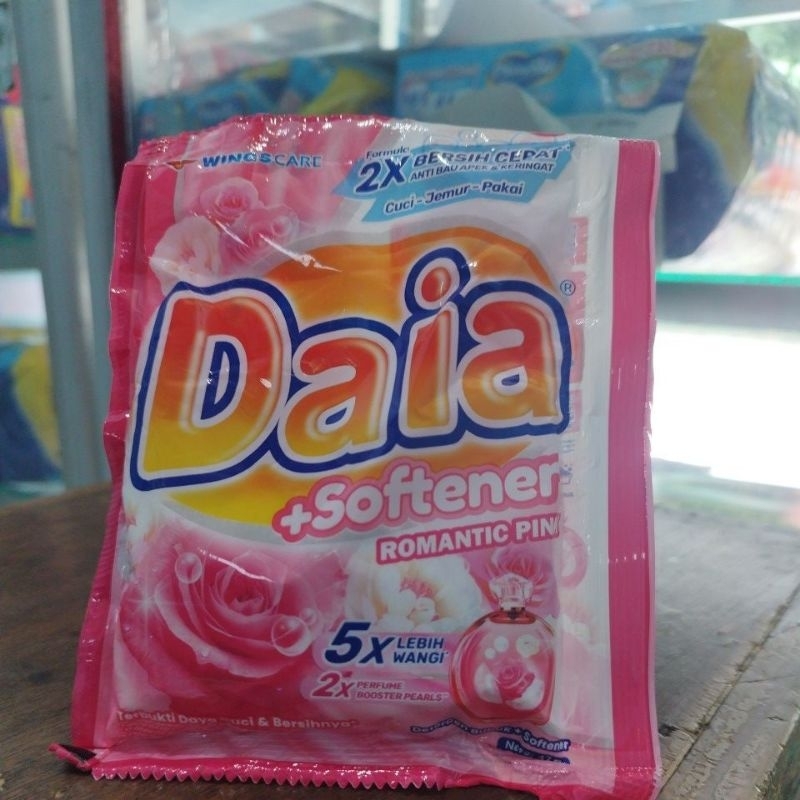 Jual Daia Softener+Romantic Pink Sachet Renceng (isi 6pcs) | Shopee Indonesia