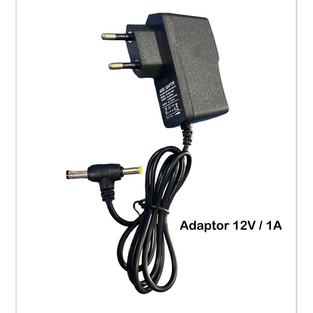 Jual ADAPTOR 12V 1A AMPERE ADAPTOR 2 KEPALA | Shopee Indonesia