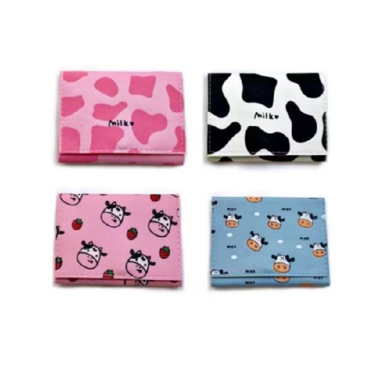 Jual Dompet Lipat Cewek Korea Motif Sapi | Shopee Indonesia