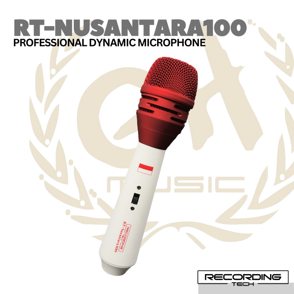 Jual Recording Tech NUSANTARA-100 Professional Dynamic Vocal Microphone ...