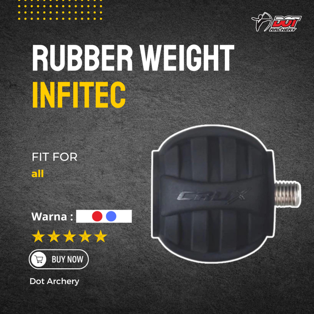 Jual Rubber Weight Infitec Crux | Pemberat Stabilizer Busur Recurve ...