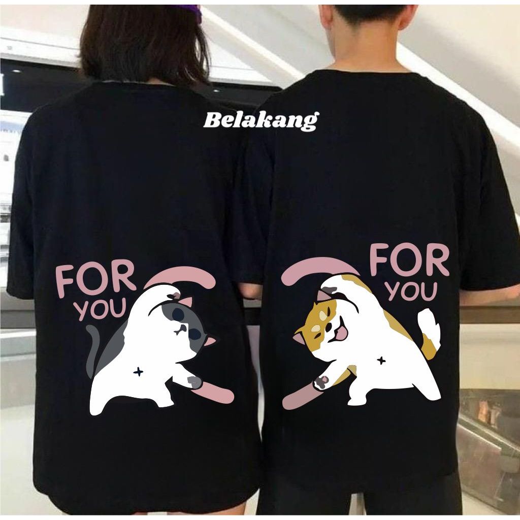 Jual Kaos Couple Pasangan Pacaran ABG Trendy / Baju Kapelan Cowok Cewek | Shopee Indonesia