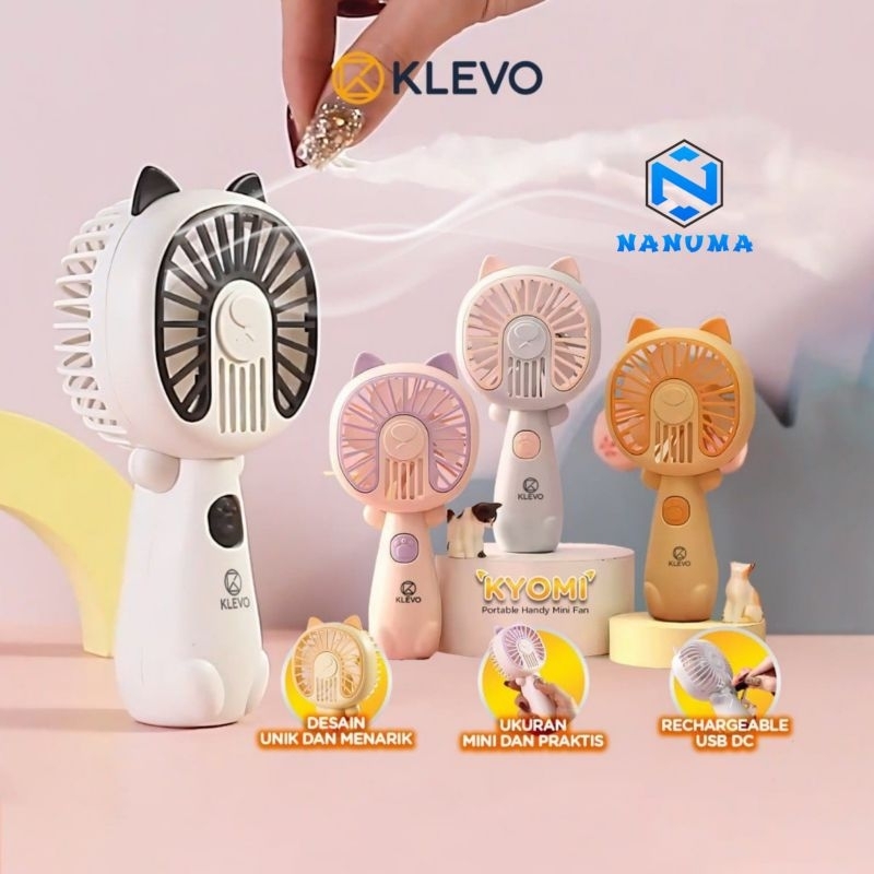 Jual Klevo Kyomi GA0053 Mini Fan - Kipas Angin Mini Lucu | Shopee Indonesia