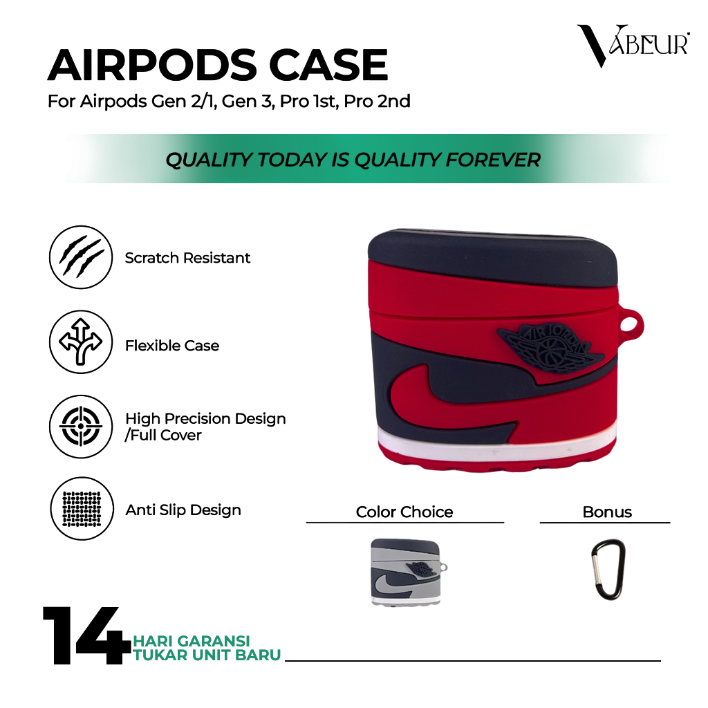 Jual Apple AirPods Pro Silicone Protector Soft Full Cover Case ...