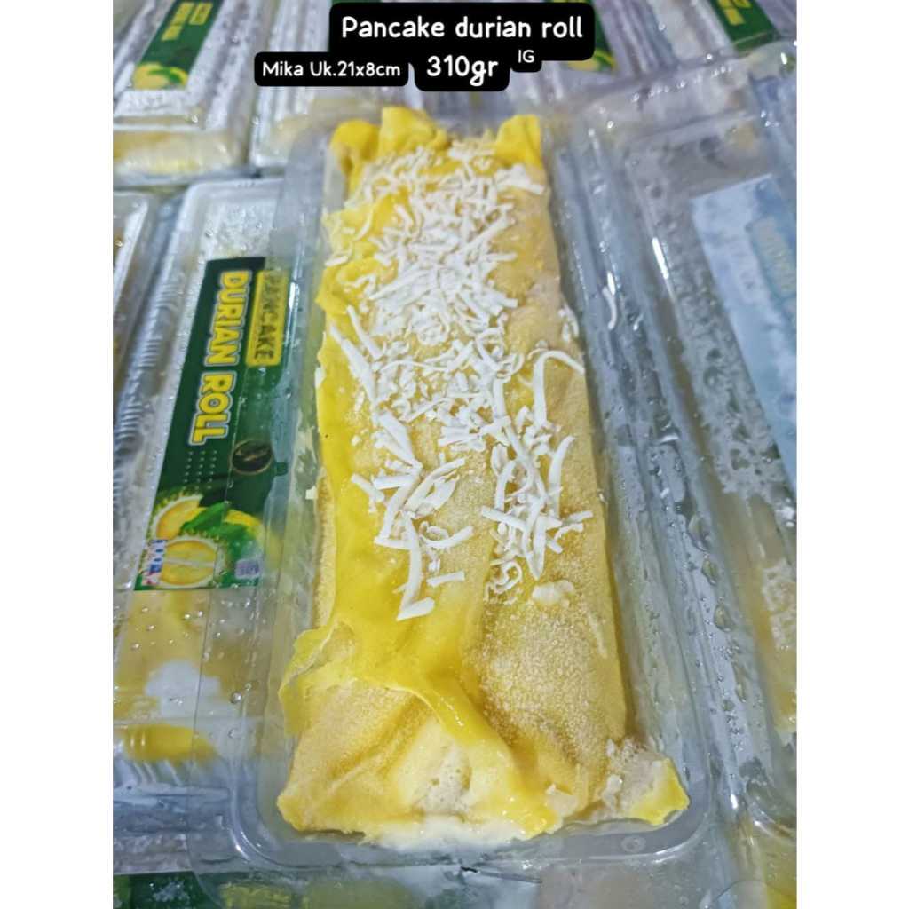 Jual Pancake Durian Roll 310gr uk.21.8cm, Ready Stock Delivery Jogja ...