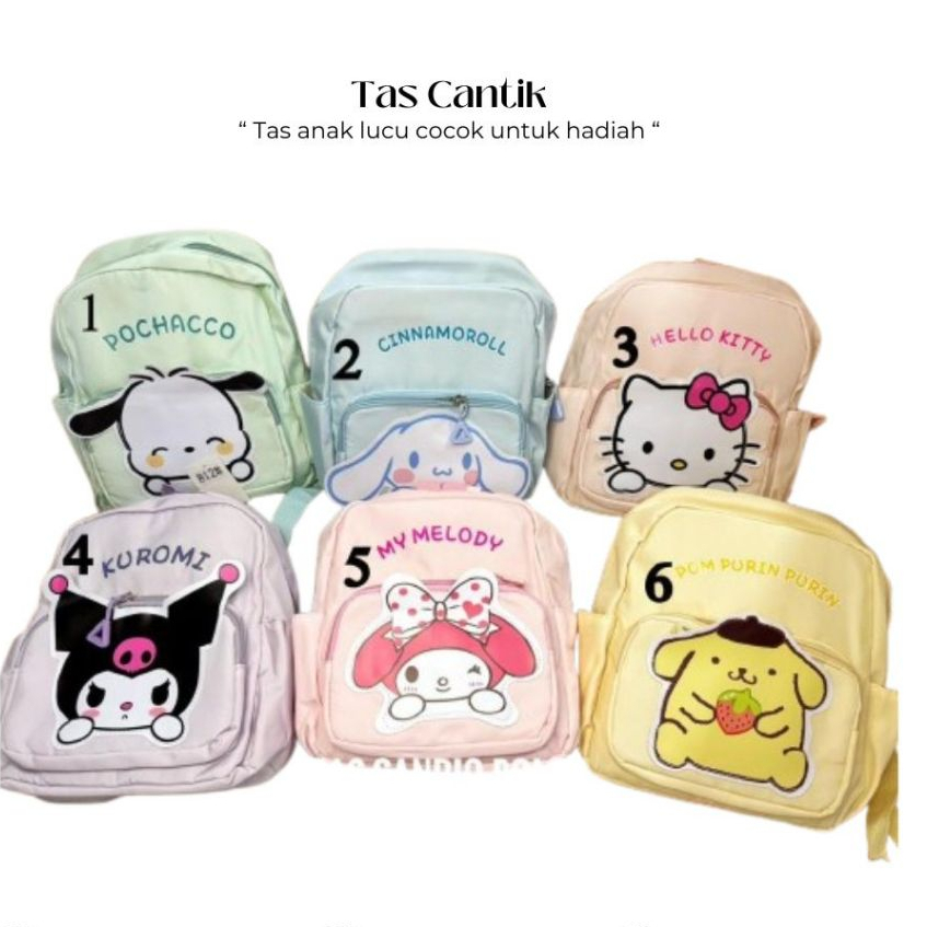 Jual tas sanrio anak/ransel sanrio anak TK/tas sanrio remaja/tas sekolah anak/tas cinnamonroll ...