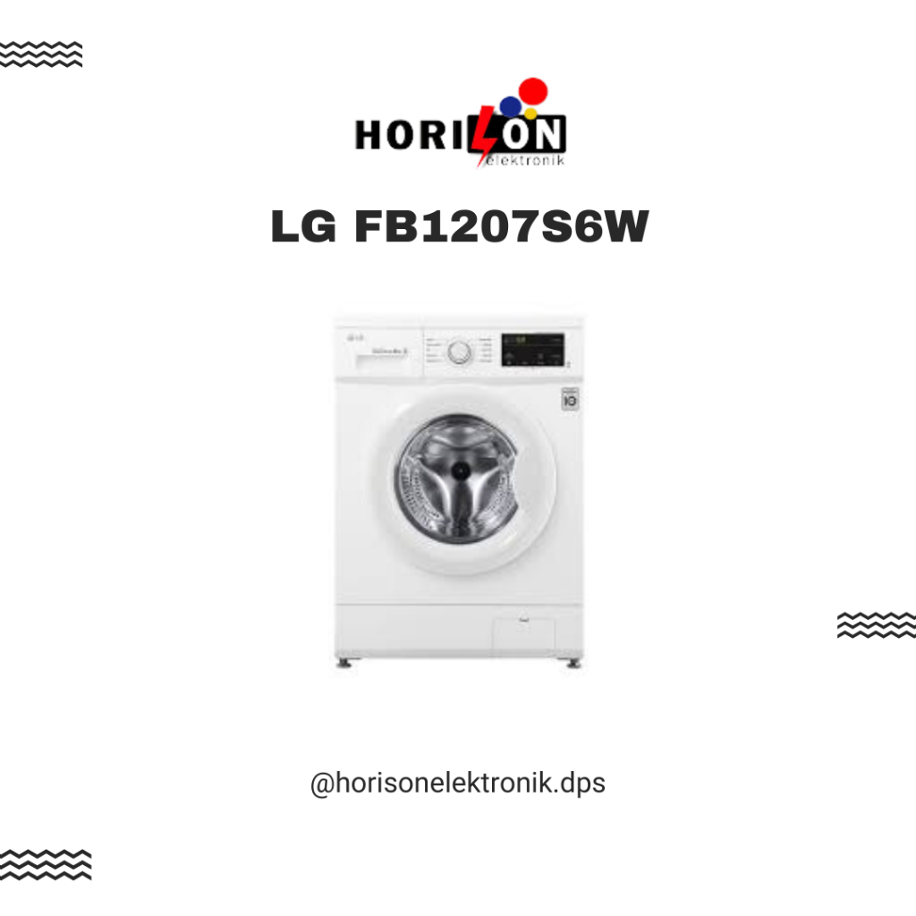 Jual MESIN CUCI FRONT LOADING LG FB1207S6W 7KG | Shopee Indonesia