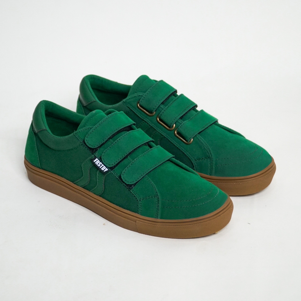 Jual sepatu pria hijau| FORSATURDAY | HAWK V GREEN | sneaker | sepatu ...