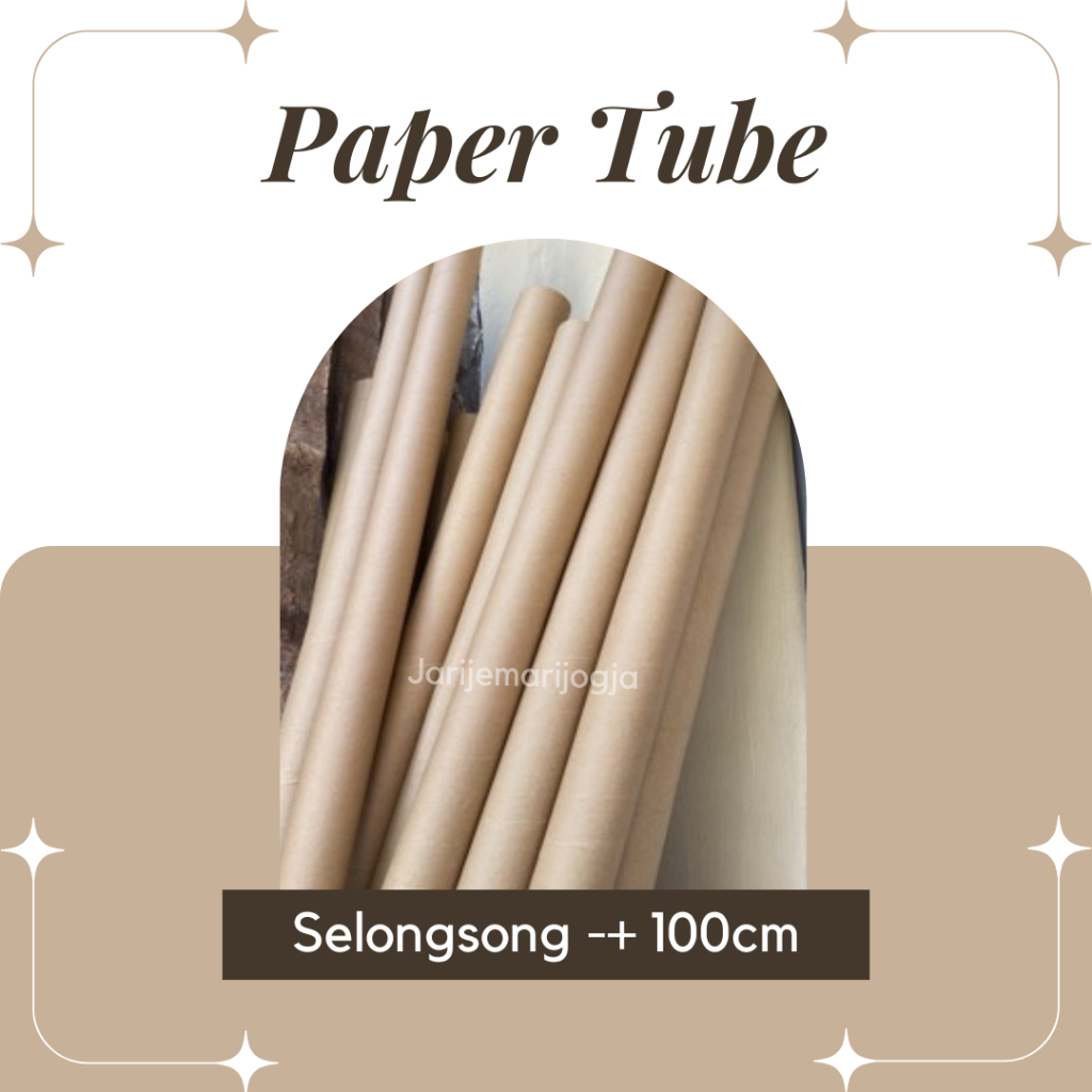 Jual Paper Tube Selongsong -+100cm untuk Kertas Foto Poster Stiker / Kardus Paper Core Sticker ...