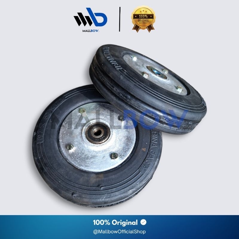 Jual Mallbow | Roda Ban Trolli BinaJaya /Trolley Wheel BinaJaya 8" Inch ...