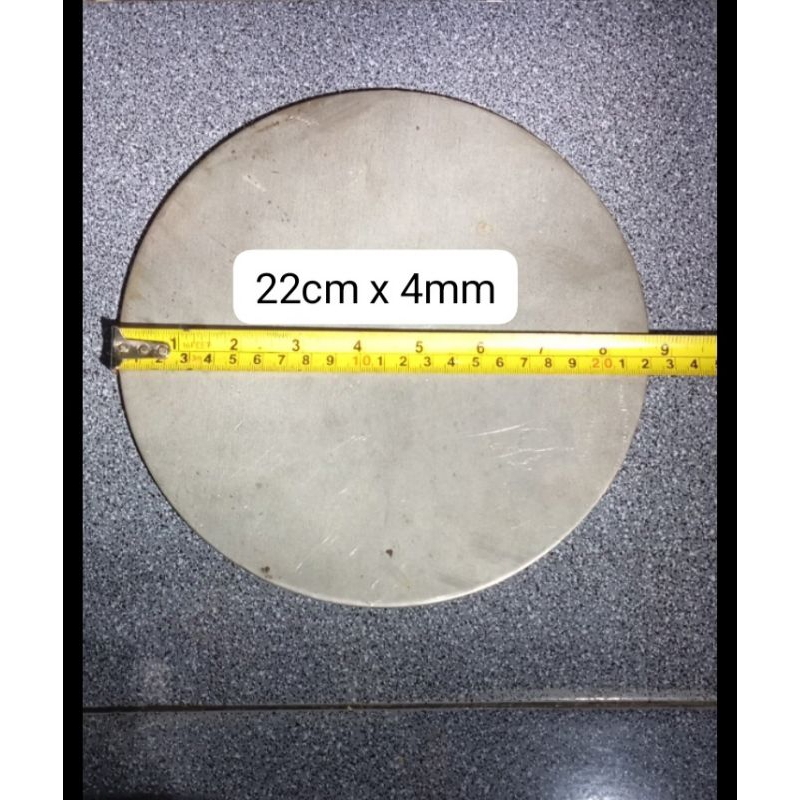 Jual TAPAK LAYOS UKURAN ( DIAMETER X TEBAL ) 22 CM X 4 MM PLAT BESI ...