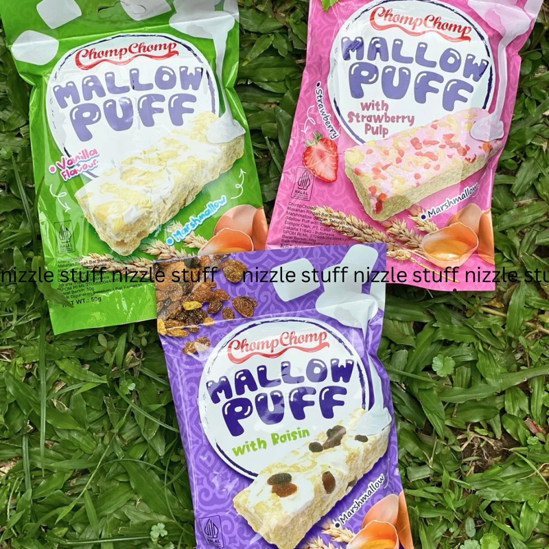 Jual Chomp Chomp Mallow Puff 50 gr / Nougat Marshmallow Chomp Chomp / Snack Anak Marshmallow ...
