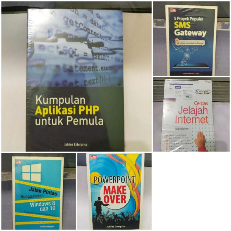 Jual 5 proyek SMS gqatewa / Kumpulan aplikasi PHP untuk pemula / Powerpoint make over / Cerdas ...