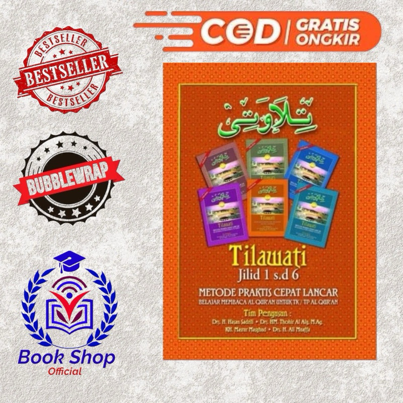 Jual TILAWATI JILID 1 SAMPAI 6 METODE PRAKTIS CEPAT LANCAR MEMBACA AL ...