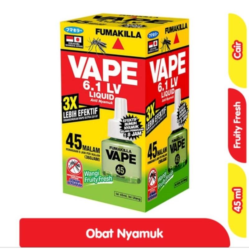 Jual VAPE LIQUID ANTI NYAMUK 45ML | Shopee Indonesia