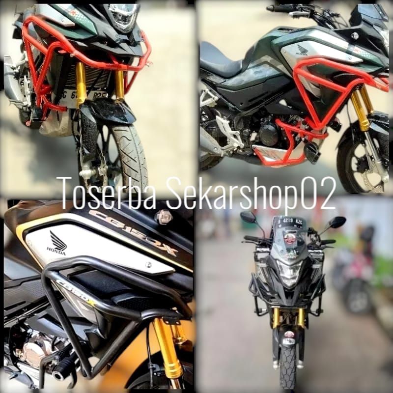 Jual Crashbar Tubular CB 150X Pelindung frameslider Cb150x Full Body ...
