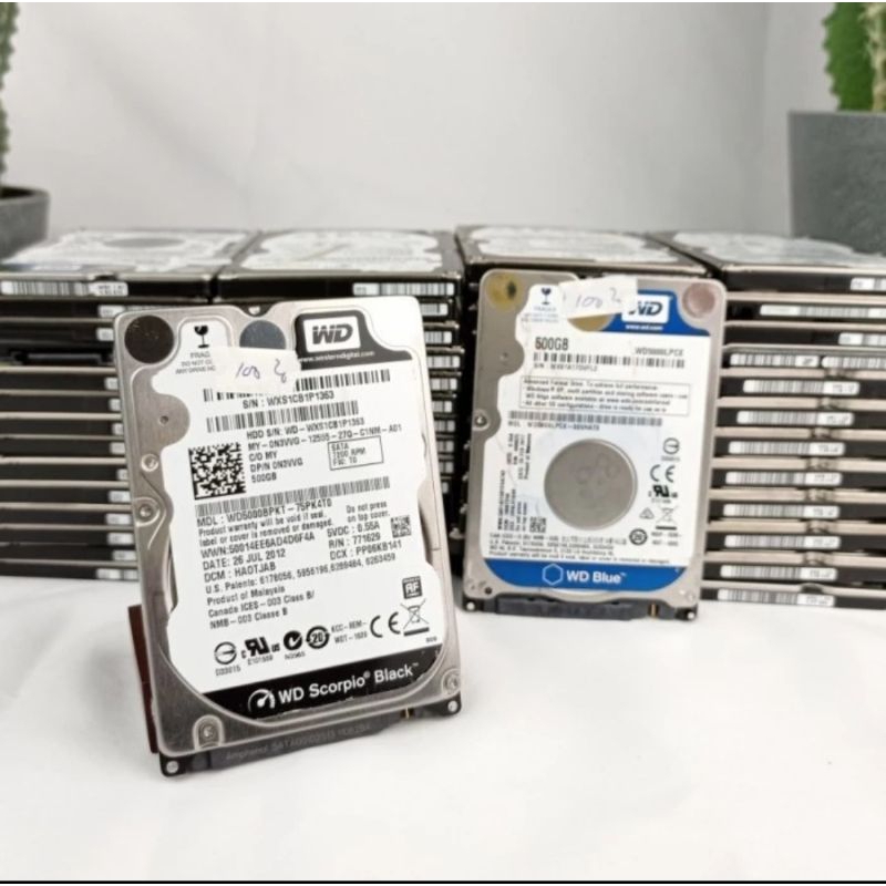 Jual HARDISK LABTOP 2,5inch SATA 3 500GB ALL MEREK LIKE NEW BERGARANSI ...