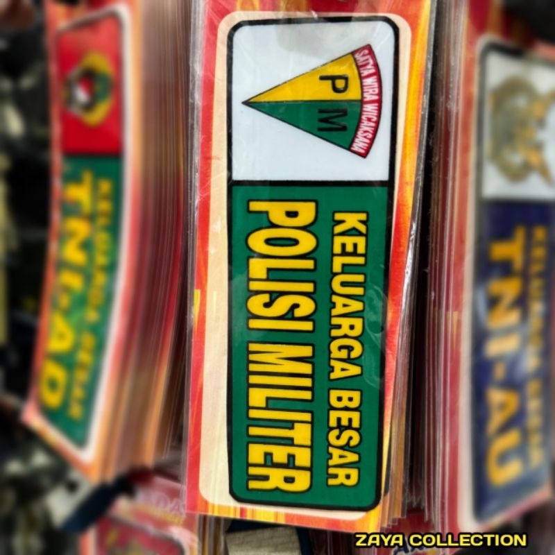 Jual Stiker PM - Stiker KELUARGA BESAR POLISI MILITER | Shopee Indonesia