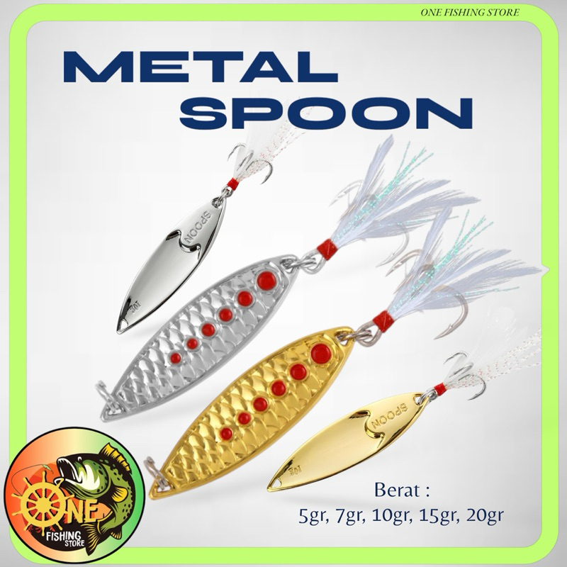 Jual Metal Spoon Jig Micro Jig Umpan Pancing Umpan Jigging Ultralight ...