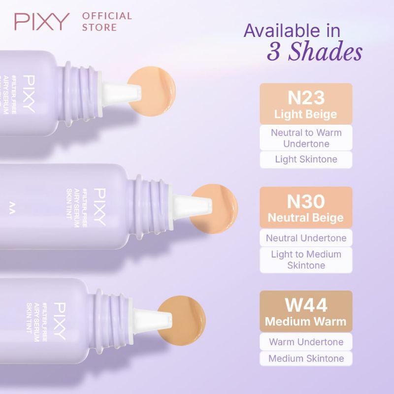 Jual Pixy Filter Free Airy Serum Skin Tint/ Serum SKINTINT | Shopee ...